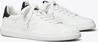 Tory Burch Damen Doppel-T Howell Court in Wei&szlig;/Blau