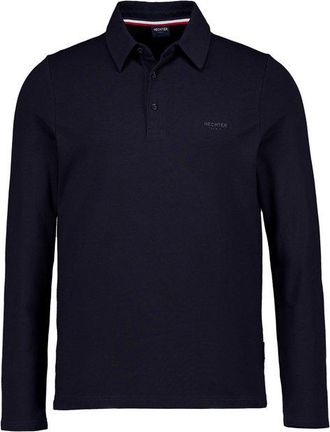 Daniel Hechter Herren Polo-Shirt blau Baumwoll-Piqué