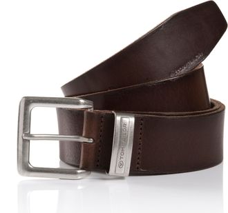 Tom Tailor Tom Tailor Herren TTJACOB G&uuml;rtel, Dark Brown Uni, 110