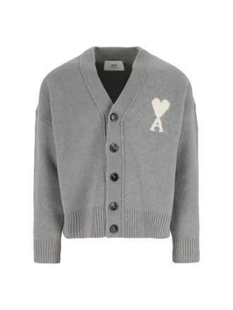 Ami Logo Cardigan