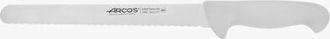 Arcos Serie 2900 - Geb&auml;ckmesser Kuchenmesser - Klinge Nitrum Edelstahl 250 mm - HandGriff Polypropylen Farbe Wei&szlig;e