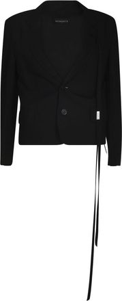 Ann Demeulemeester Pantalons D&eacute;contract&eacute;s - Noir