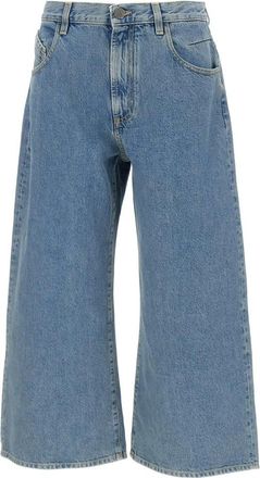 The Attico Femme, Jeans, Bleu, Taille: W27 Cropped Balloon Jeans