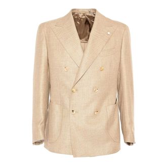 Luigi Bianchi Mantova Herren, Jacken, Beige, LGr&ouml;&szlig;e