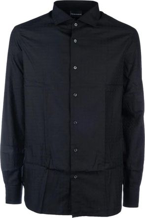 Emporio Armani Homme, Chemises, Noir, Taille: XS Maglieria