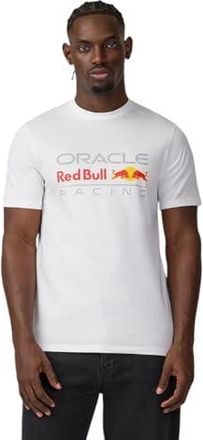 Castore Red Bull Racing F1 T-Shirt avec Logo sur Le Devant (FR/ES, Alpha/Lettres, TG, Taille Normale, Taille Normale, Blanc)