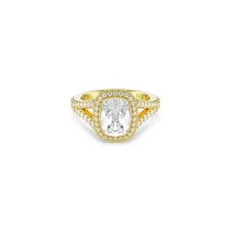 Swarovski Femme, Accessoires, Jaune, Taille: 60 MM Bague Ang&eacute;lique Una