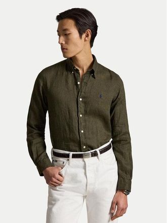Polo Ralph Lauren Hemd 710966294508 Gr&uuml;n Regular Fit