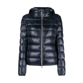 Herno Femme, Vestes, Bleu, Taille: 34 FR Pi0833Dic Doudoune