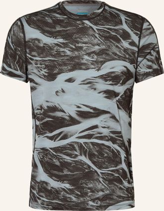 Icebreaker Funktionsshirt 125 Cool-Lite Speed Motion Mit Merinowolle blau