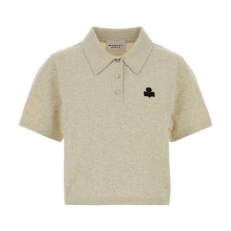 Isabel Marant Althea Poloshirt - - Tops - Damen - Beige - M