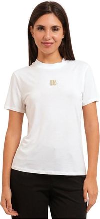 A|X Armani Exchange T-shirt &agrave; col rond - Femme - Tops - Blanc - Taille: 44 FR