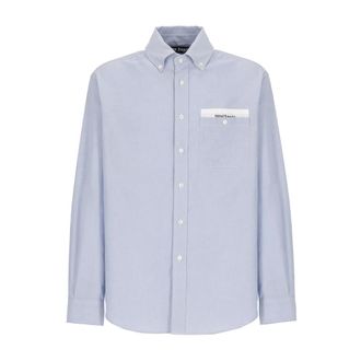Palm Angels Sartorial Tape Hemd - - Shirts - Herren - Blau - S