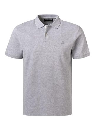 Marc O'Polo Herren Polo-Shirt grau Baumwoll-Piqu&eacute;