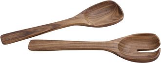 Villeroy & Boch Artesano Salatbesteck 2-teilig Braun, Salatbesteck Holz, Salat, Besteckset, Holzlöffel, Holzgabel, Akazienholz