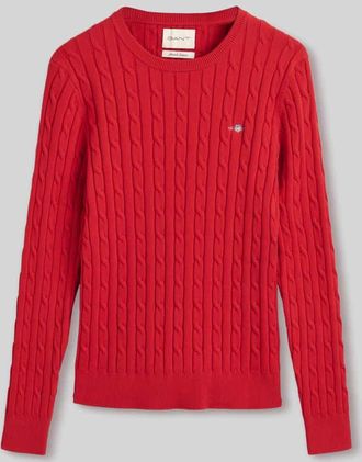 GANT Pullover mit Logo-Stitching