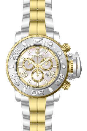 Invicta Jason Taylor 51319 Herrenuhr - Quarzwerk - Edelstahl mit Perlmutt Zifferblatt - 58 mm