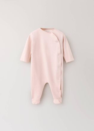 Mango Combi-pyjama pour enfant en coton &agrave; rayures nude - Home - 9-12 mois - MANGO HOME