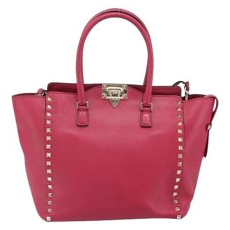 Valentino Pre-owned Rockstud tote - - Pre-owned - Damen - Rosa - ONE SIZE
