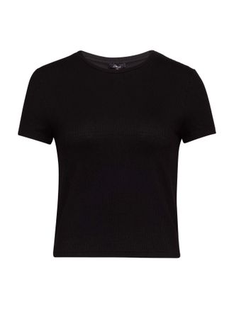Mavi Damen Short Sleeve Top, Schwarz (Black 900), X-Small (Regular