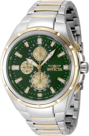 Invicta Sea Vulture 49084 Herrenuhr - Quarzwerk - Edelstahl mit gr&uuml;nem Zifferblatt - 46 mm