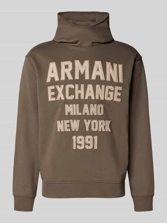A|X Armani Exchange Hoodie mit Label-Stitchings