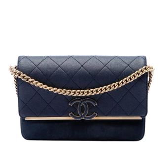 Chanel Sac bandouli&egrave;re Lady Coco doccasion - Femme - Pre-owned - Bleu - Taille: ONE Size