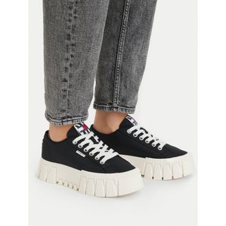 Tommy Jeans Sneakers Tommy Jeans Tj Platform Sneaker Zebra EN0EN03070 Schwarz