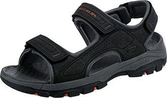 Skechers Homme Tresmen-Garo Open Toe Water Sandal, Black, 47.5 EU