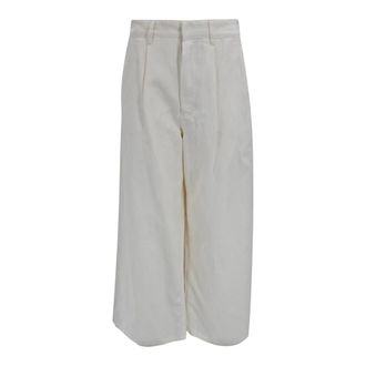 Max Mara Wide Hosen - - Trousers - Damen - Wei&szlig; - XS