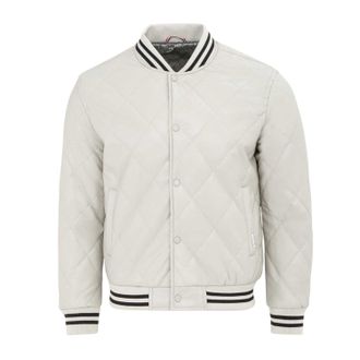 Firetrap Bomberjacke f&uuml;r Herren, Snap (Wei&szlig;)