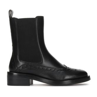 Kazar Schwarze Chelsea-Stiefel mit Rosettendekoration - - Shoes - Damen - Schwarzk - 36 EU