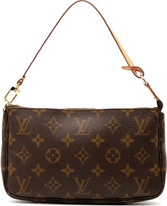 Louis Vuitton Hobo Bags - Monogram Pochette Accessoires - Gr. unisize - in Braun - f&uuml;r Damen