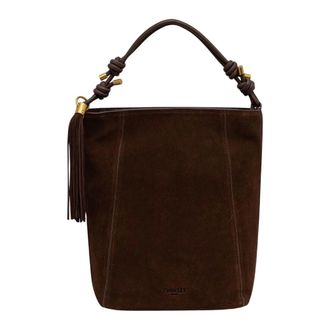 Twinset Sac seau en daim - Femme - Sacs - Brun - Taille: ONE Size