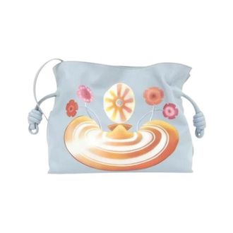 Loewe Pre-owned Leder Clutch - - Pre-owned - Damen - Blau - ONE SIZE