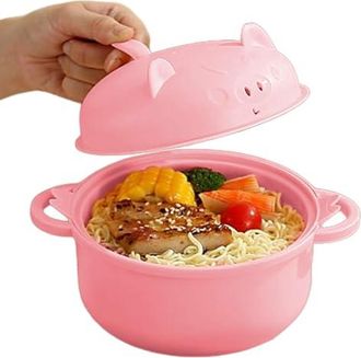 Generic Bols &agrave; nouilles ramen au micro-ondes, 1300 ml, ustensiles de cuisine avec poign&eacute;es, gadgets de cuisine de grande capacit&eacute; pour dortoir universitaire, 