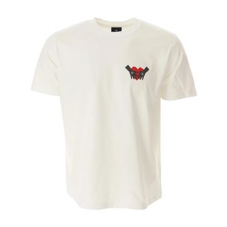 Paul Smith Herzdruck Wei&szlig;es T-Shirt - - Tops - Herren - Wei&szlig; - XL