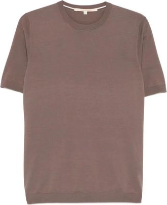 Hindustrie Homme, Pulls, Brun, Taille: M TEE Knitwear