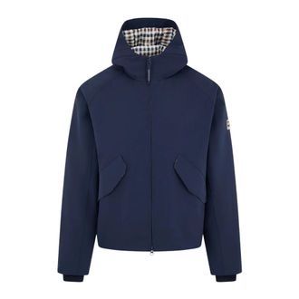 Aquascutum Parka courte Soft Shell - Homme - Vestes - Bleu - Taille: XL
