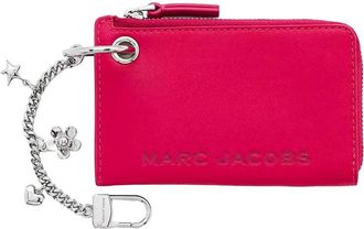 Marc Jacobs Femme, Sacs, Rose, Taille: ONE Size Top Zip Charm Wallet