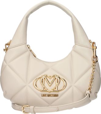 Love Moschino Femmes Sacs &agrave; main Polyur&eacute;thane Beige/Ivoire