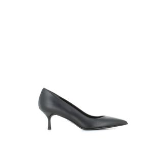 Sergio Levantesi Schwarze Lederpumps mit Absatz - - Shoes - Damen - Schwarzk - 38 1/2 EU