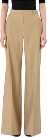 Max Mara Femme, Pantalons, Brun, Taille: 38 FR Wide Pantalons
