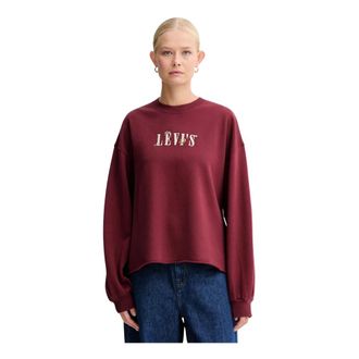 Levi's Femme, Sweatshirts et sweats &agrave; capuche, Rouge, Taille: 40 FR SweaT-shirts