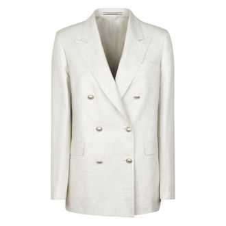 Tagliatore Jasmine Jacket - - Jackets - Damen - Wei&szlig; - L