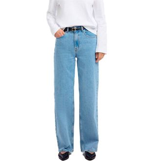 Selected Female Wide Fit Jeans Hellblaue