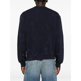 Carhartt Work in Progress Cotton-Blend Logo Sweatshirt - Navy