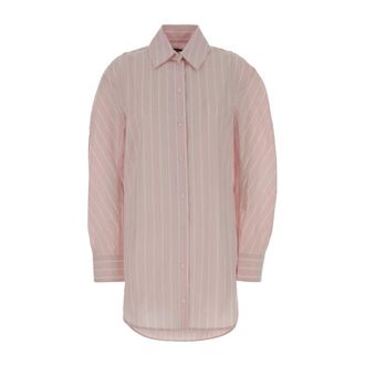 Jacquemus Femme, Blouses et Chemises, Rose, Taille: 38 FR La Robe Chemise Ovalo