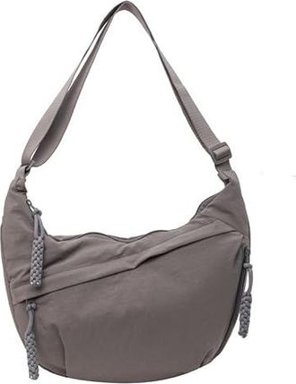 Generic Sac fourre-tout élégant pour femme, sac à bandoulière de grande capacité, bretelles réglables, idéal pour le travail, les trajets et les voyages, gris