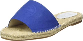 Tom Tailor Damen 5396203 Flacher Slipper, Royal, 40 EU